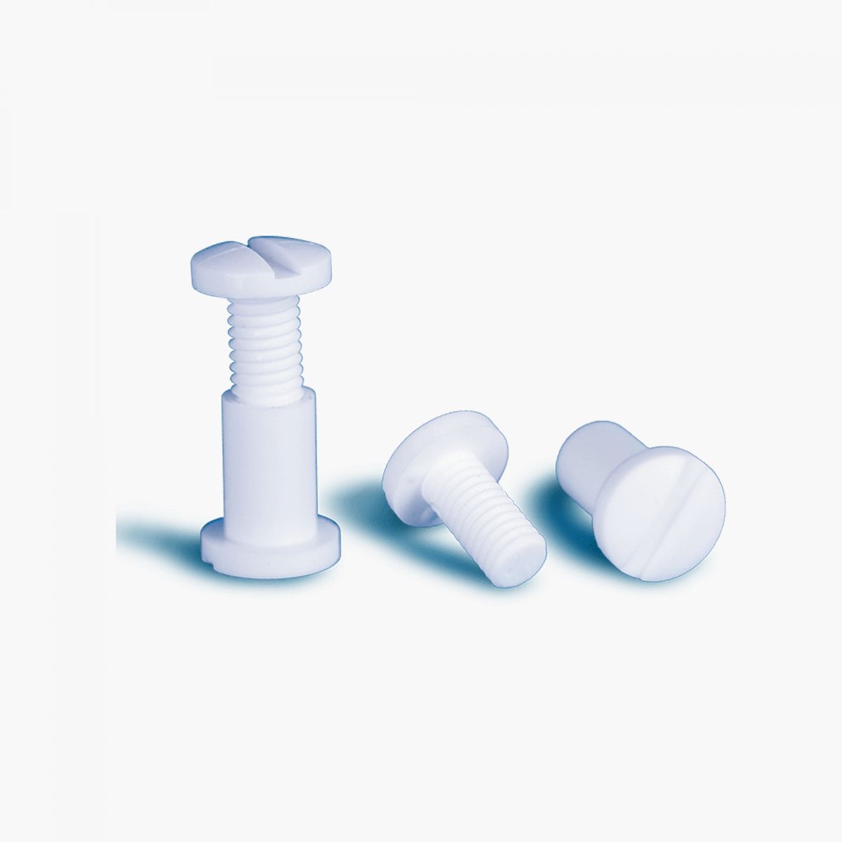 Plastični povezni vijak bijeli - odvojivi - 5 mm | Cijena | Ponuda | Akcija